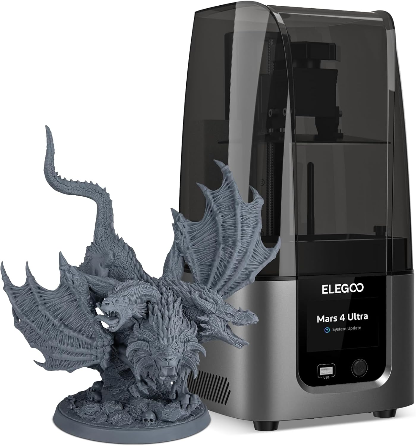 ELEGOO Mars 4 Ultra: 9K-Resin-Druck - 3D make